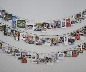 Hanging Holiday Cards - Lindley Pless